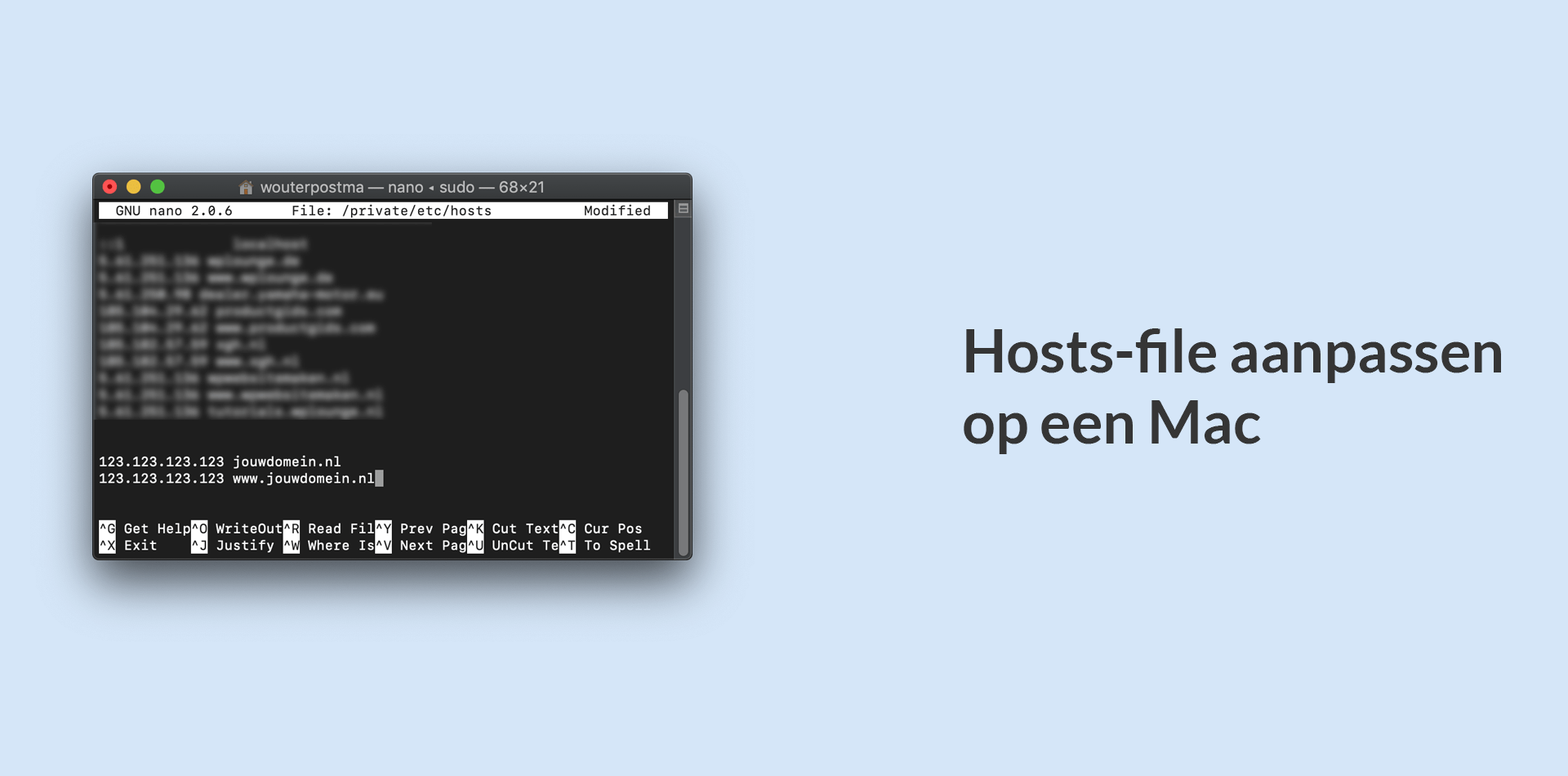 Hosts file aanpassen op een Mac (Apple macOS) - WPLounge