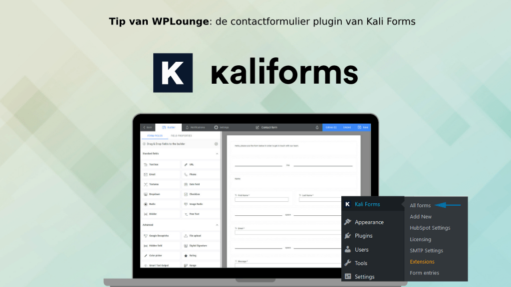 Contactformulier maken in WordPress | Top 10 plugins